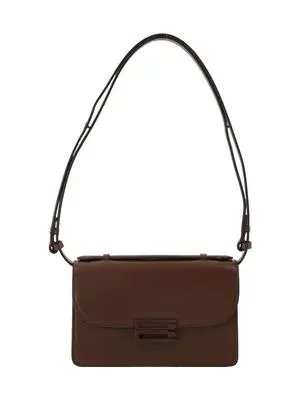 Victoria Beckham Mini Dorian Crossbody Brown