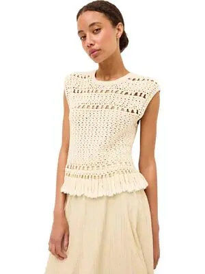 MARIE OLIVER Mira Crochet Top - Vesper