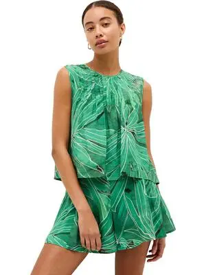 MARIE OLIVER Letta Pintucked Top - Amazon