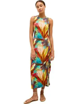 MARIE OLIVER Ilana Midi Dress - Fauna