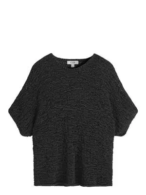 COS Textured Open-Knit Top