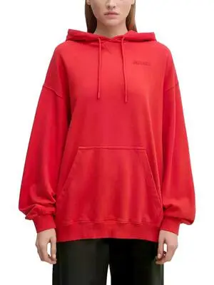 ROTATE BY BIRGER CHRISTENSEN Logo-embroidered Hoodie - Red