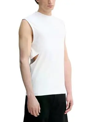HELIOT EMIL Cut-out Sleeveless Vest - White