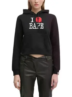 A BATHING APE Hooded Sweatshirt - Black