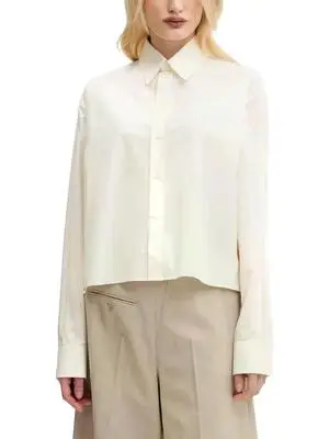 MAISON MARGIELA Striped-panel Shirt - White