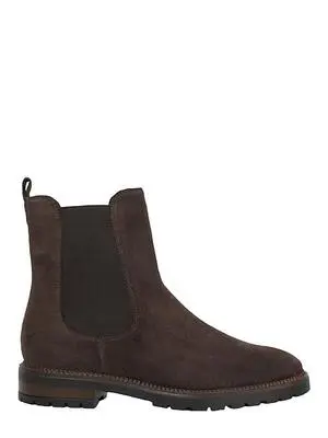 DUNE Poema Suede Chelsea Boots - Brown Suede