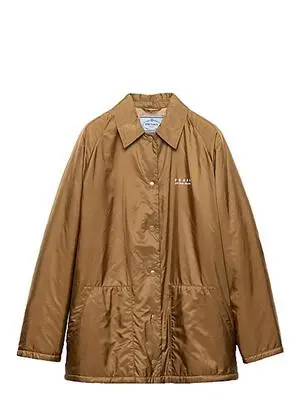 Prada Re-nylon Blouson Woven Jacket - Brown