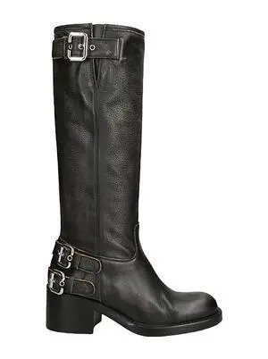 Chloé Dakota Knee-high Leather Boots - Black