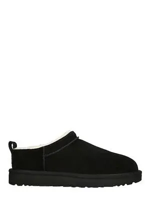UGG Classic Micro Suede Ankle Boots - Black