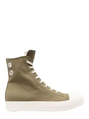 Rick Owens Luxor High Top Sneakers - Green