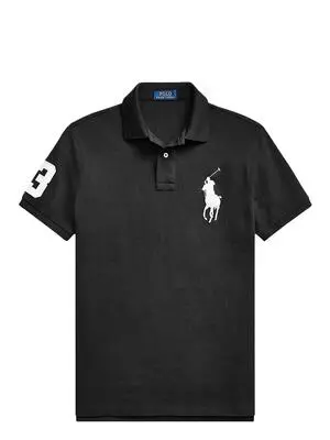 Polo Ralph Lauren Short-sleeve Big Pony Mesh Polo Shirt - Black