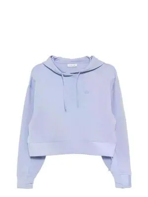 Lacoste Logo-embroidered Hoodie - Blue
