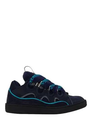 LANVIN Curb Low-Top Sneakers Blue