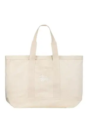 StÜssy Needle Punch Tote Bag - Cream