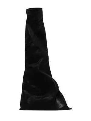 Rick Owens Fetish Denim Boots - Black