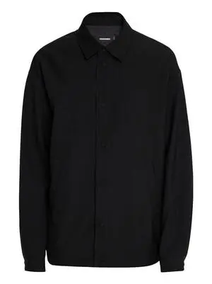 Dsquared2 Logo-embroidered Wool-blend Coach Jacket - Black