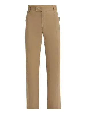 Dolce & Gabbana Cotton Side-adjuster Pants - Dark Beige