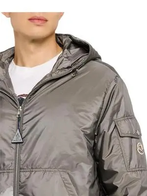 Moncler Poiliot Hooded Down Jacket - Medium Grey