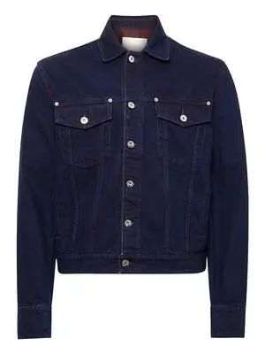 JW Anderson Turn-up Cuff Trucker Jacket - Blue/red