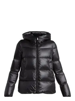 Moncler Serittes Hooded Short Down Jacket - Black