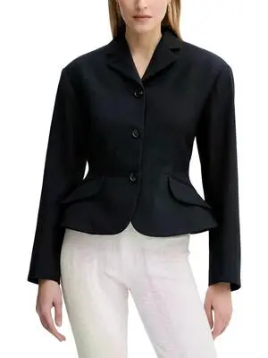 Bally Peplum Blouse - Blue