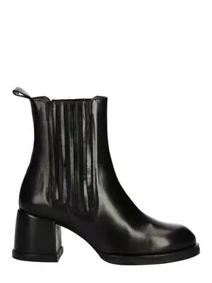BILLI BI 60mm Leather Block-heel Boots - Black