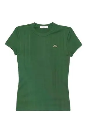 Lacoste Logo-appliqué Cotton T-shirt - Green