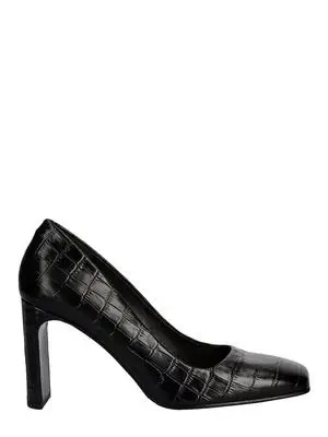 BILLI BI 70mm Crocodile-Embossed Heeled Pumps