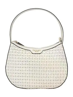 TWINSET Woven Top-handle Tote Bag - White