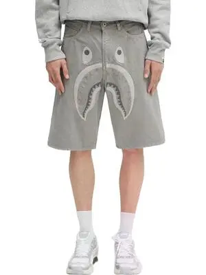 A BATHING APE Shark Shorts - Grey