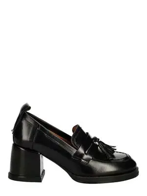 BILLI BI 60mm Tassel Block-heel Pumps - Black