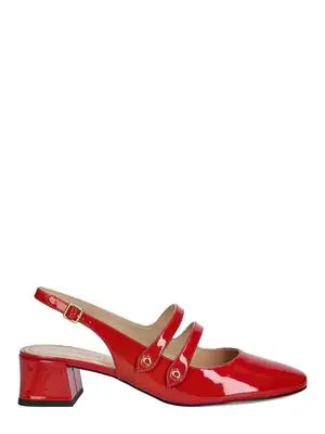Coach 40mm Winley Slingback Pumps - Red