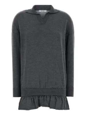 Gimaguas Embroidered Poplin Shirt Grey