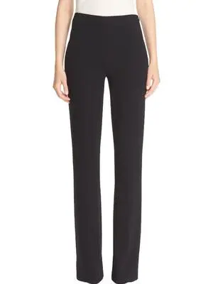Theory Admiral Crepe Flare Leg Pants - Blk