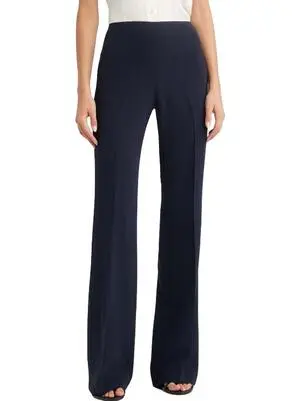 Theory Admiral Crepe Flare Leg Pants - Deep Navy