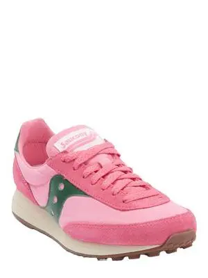 Saucony Trainer 80 Sneaker - Pink/forest