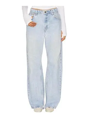 ALIGRACE Vintage Wide Leg Jeans - Light Medium