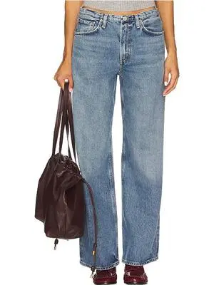 AGOLDE Keira Wide Leg Jeans - Downtown