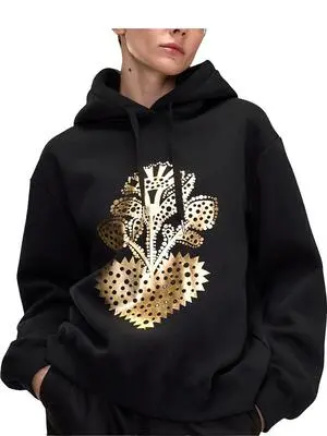 Cynthia Rowley Heart Of Gold Sweatshirt - Black