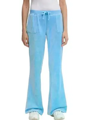 JUICY COUTURE Patch-Pocket Velour Trousers