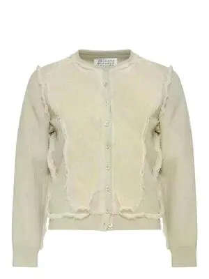 MAISON MARGIELA Frayed Cardigan - Neutrals