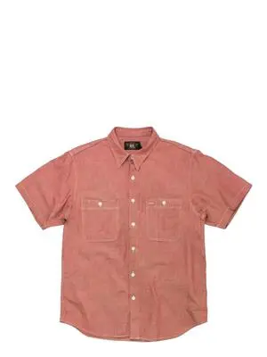 Ralph Lauren Short-sleeve Chambray Shirt - Red
