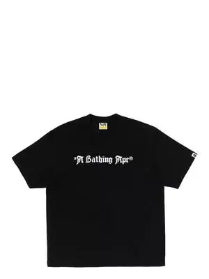 A BATHING APE Ape-head Logo Cotton T-shirt - Black