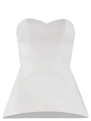 VESTIAIRE D'UN OISEAU LIBRE Corset-detail Mini Dress - White