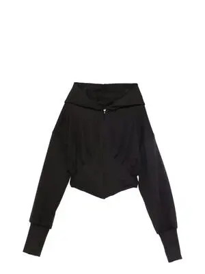 HAMZA Karol Corset Hoodie - Black