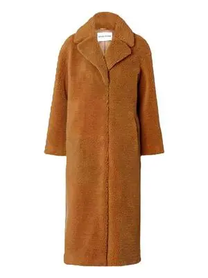 STAND STUDIO Camille Fleece-Textured Coat