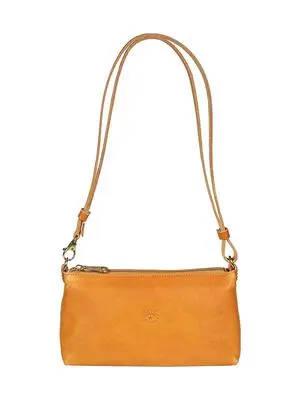 Il Bisonte Leather Zip-top Shoulder Bag - Brown