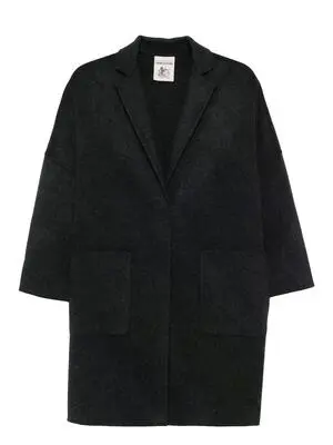 SEMICOUTURE Patch-Pocket Wool Coat