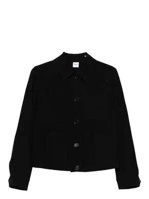 Aspesi Button-fastening Pocket Jacket - Black