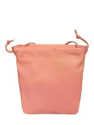 Il Bisonte Leather Bucket Bag - Pink